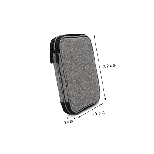 Ciieeo Travel Divider Inner with for Organizer Bag Portable Caddy Pouch Multi-Function Hooks Sweater Weave Oxford Sewing Crochet Tote Accessories Yarn Handmade Needles Case Hook Knitting