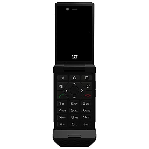 Cat S22 Flip (16GB) 2.8" Touchscreen, Android 11, IP68 Water Resistant, 4G LTE GSM (T-Mobile Unlocked for MetroPCS, Global) (Black) (Renewed)