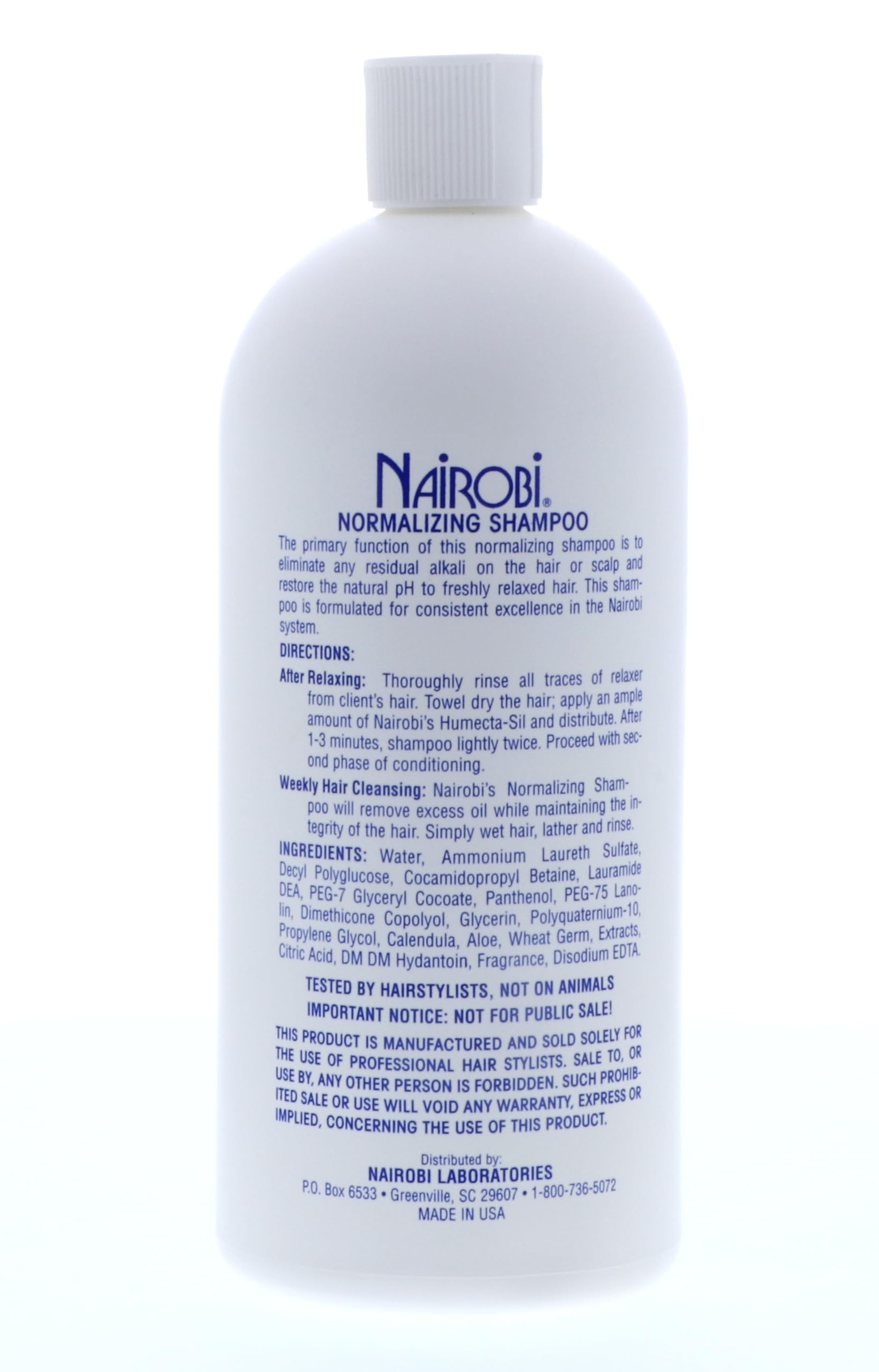 Nairobi Normalizing Shampoo Unisex, 32 Ounce