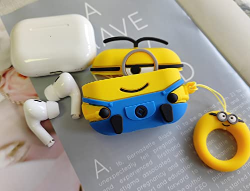 Compatible with Airpods Pro 2nd Generation Case 2022, Cute Case for Air Pods Pro 2 Cartoon, Kawaii Soft Silicone Protective Cover for New Apple Air pod Pro2 Case for Men Women Keychain (One Eye)