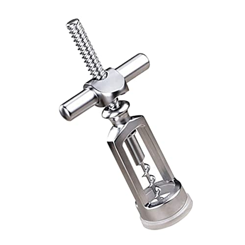 BESTonZON Opener Restaurant Wing Cork Opening Corkscrews Multifunctional Screw Beer Remover Serving Winged Gadget Waiters Alloy and Party Duty Bottle for Bar Cap Heavy Corkscrew: