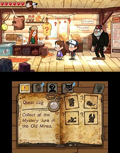 Gravity Falls: Legend of the Gnome Gemulets - Nintendo 3DS Standard Edition (Renewed)