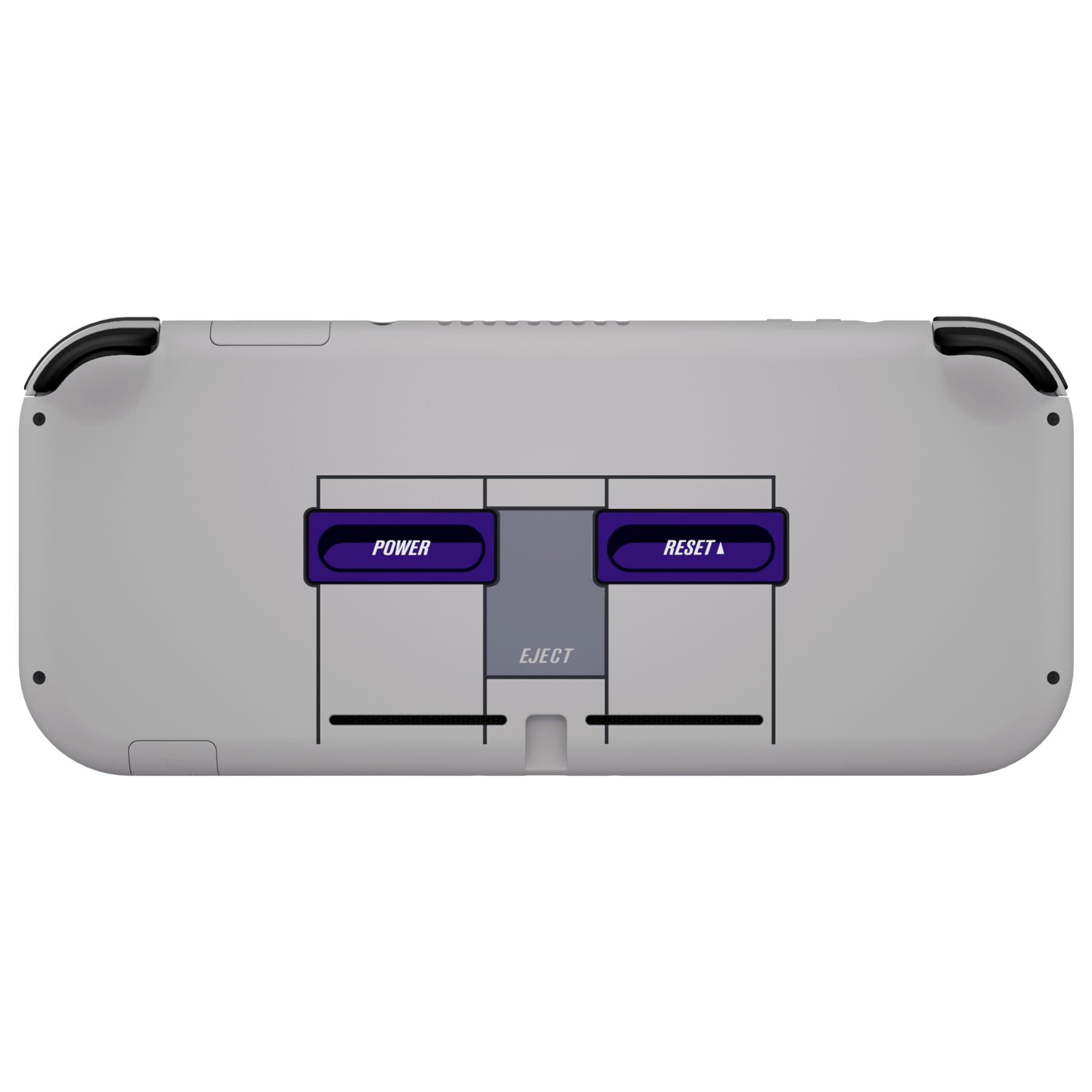 eXtremeRate Classic SNES Style DIY Replacement Shell for Nintendo Switch Lite, NSL Handheld Controller Housing w/Screen Protector, Custom Case Cover for Nintendo Switch Lite