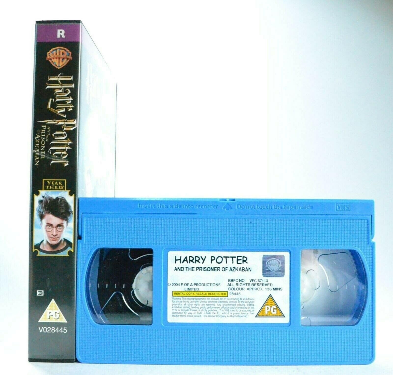Harry Potter And The Prisoner Of Azkaban - Fantasy (2004) - Large Box - Pal VHS