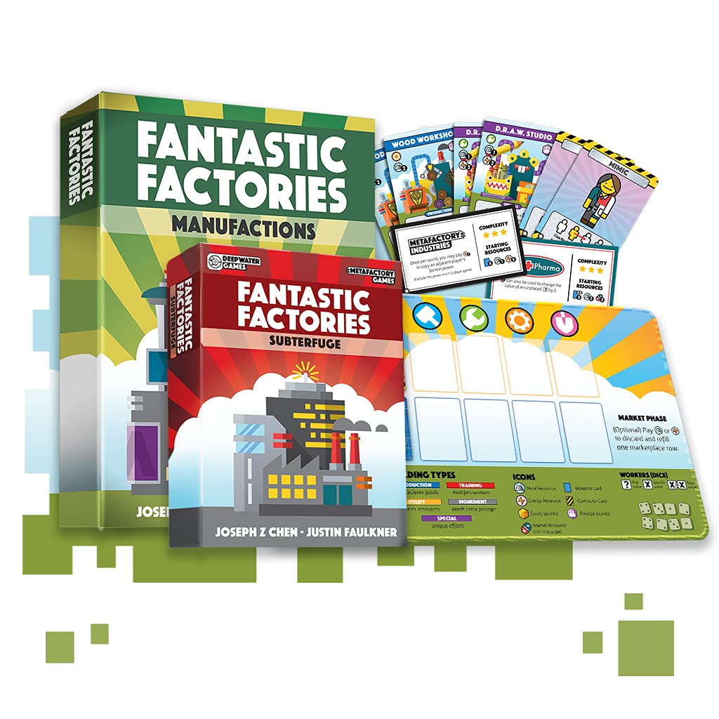 Greater Than Games Deepwater Games Fantastic Factories: Manufactions