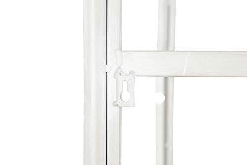 Creative Co-op EC0212 Metal Framed Bookshelf with 5 Wood Shelves Cabinets and Shelf Units, Grey