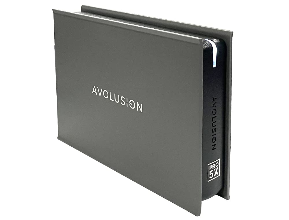 Avolusion Mini Pro-5X USB 3.0 Portable External Gaming Hard Drive - Grey (for PS5, Pre-Formatted)