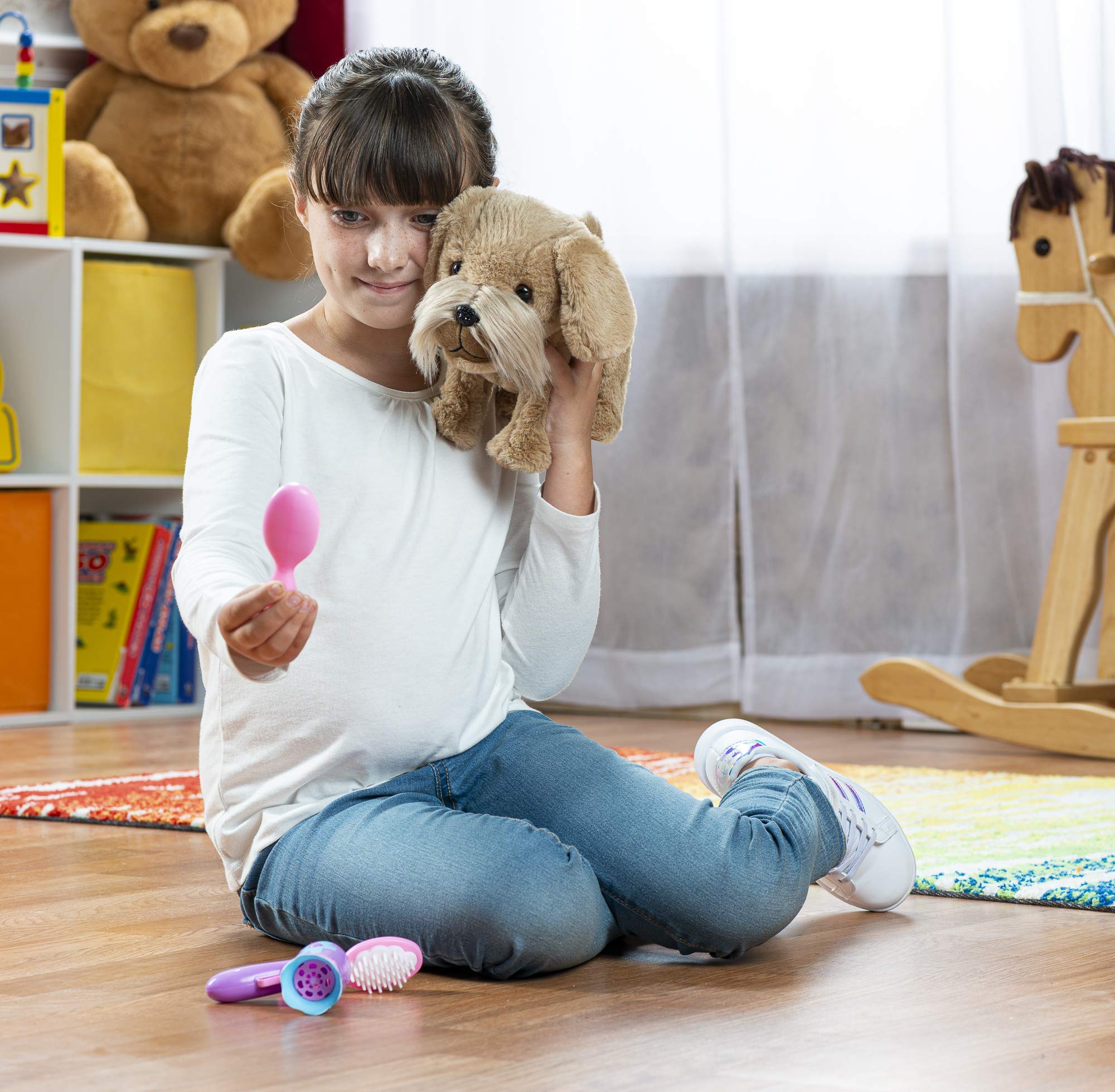 Greenbo Toy Dog Remote Control Barking and Walking Dog Toy for Kids with Leash Includes Interactive Toy Puppy Accessories Great Gift Dogs for Girls Boys