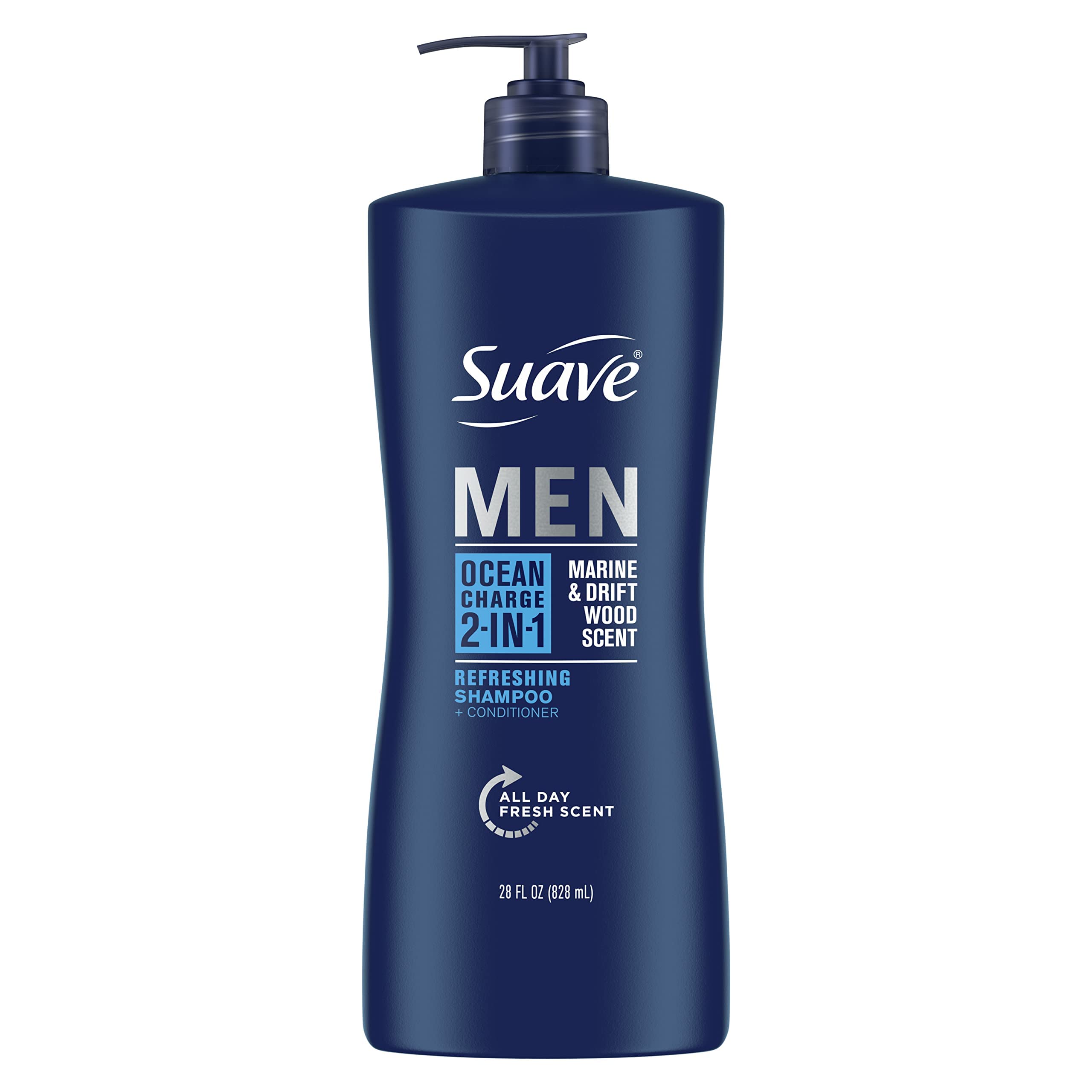 Suave 2 in 1 Shampoo and Conditioner Ocean Charge 28 oz