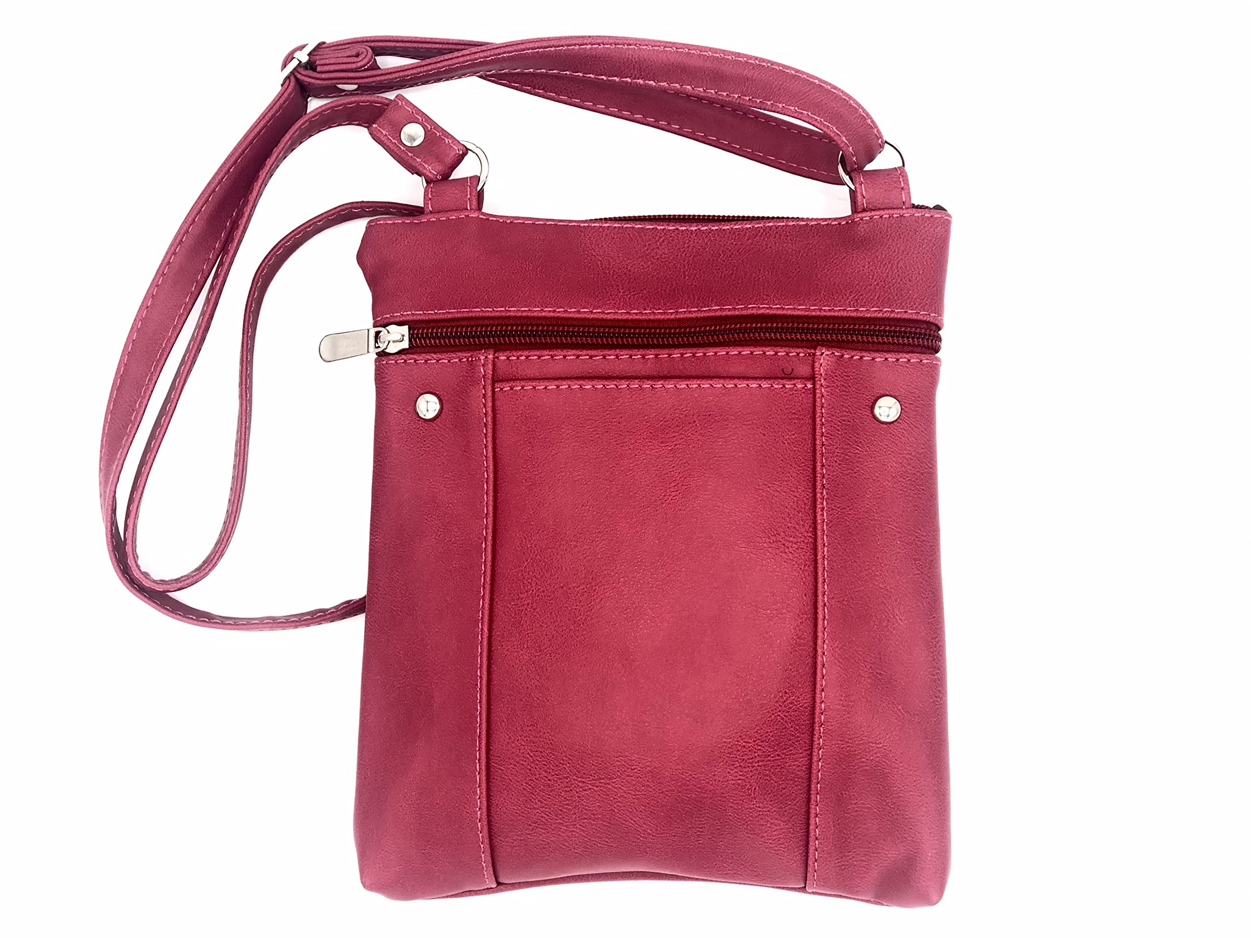 Goson Leather Hand Crafted Leather Small Crossbody Purse Handbag for Women