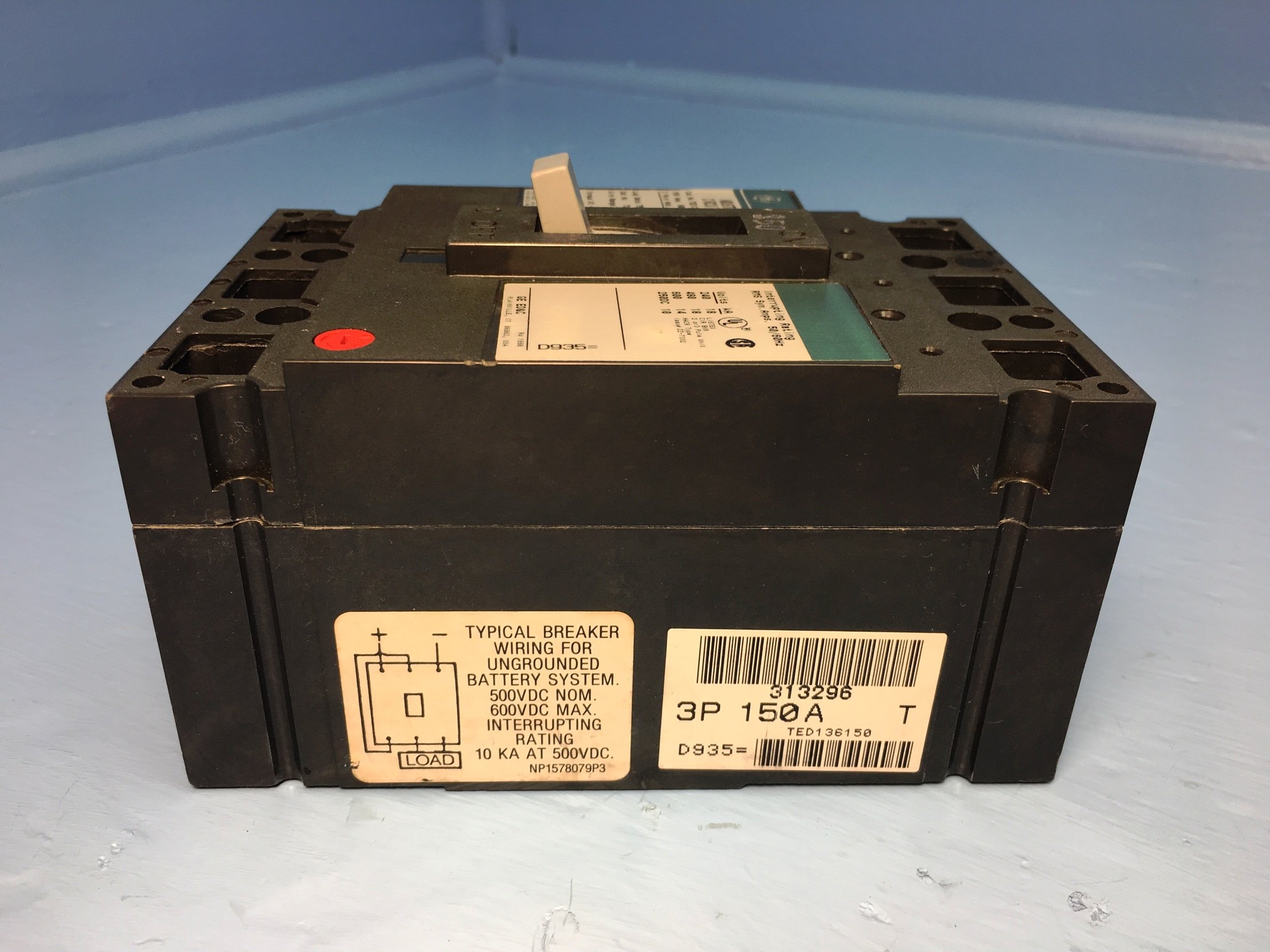 General Electric - Ted136150 Circuit Breaker - 3 Pole 600Vac 150A Breaker