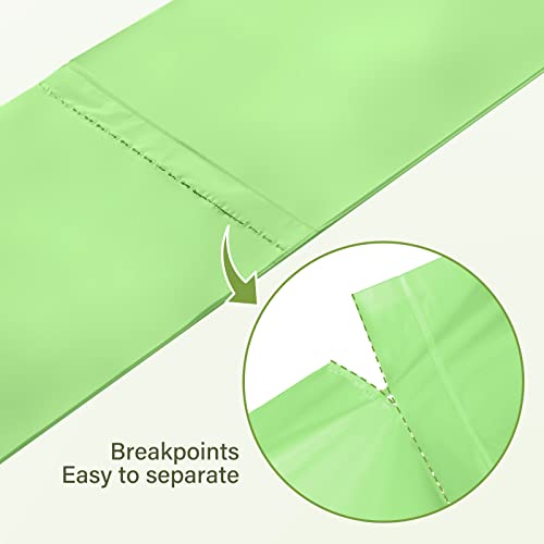 Eargardin Compostable 8 Gallon Trash Bags 100% Compost Small Garbage Bag Extra Thick 0.91 Mil for Kitchen Bathroom BPI Certified 30 Counts, Green