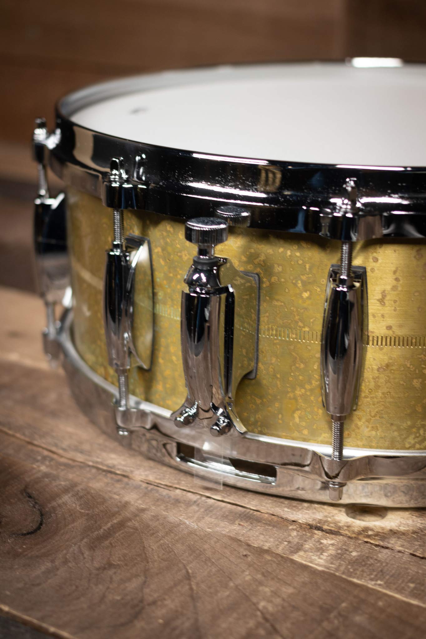 Gretsch Drums Keith Carlock Signature Snare Drum - 5.5 x 14 inch - Vintage Patina