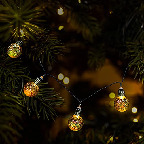 ibasenice 1Set LED Globe String Light Porch Led String Lights LED Outdoor Light String for Holiday Party Home Patio Garden Backyard Decoration
