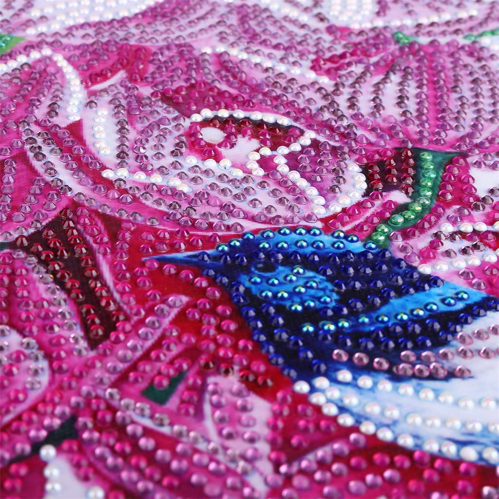 HAPPIShare Diamond Painting Kits for Adults β 5D DIY Diamond Number Kits with Full Drill β Crystal Rhinestone Diamond Embroidery Paintings Great for Home, Office, Wall Deco