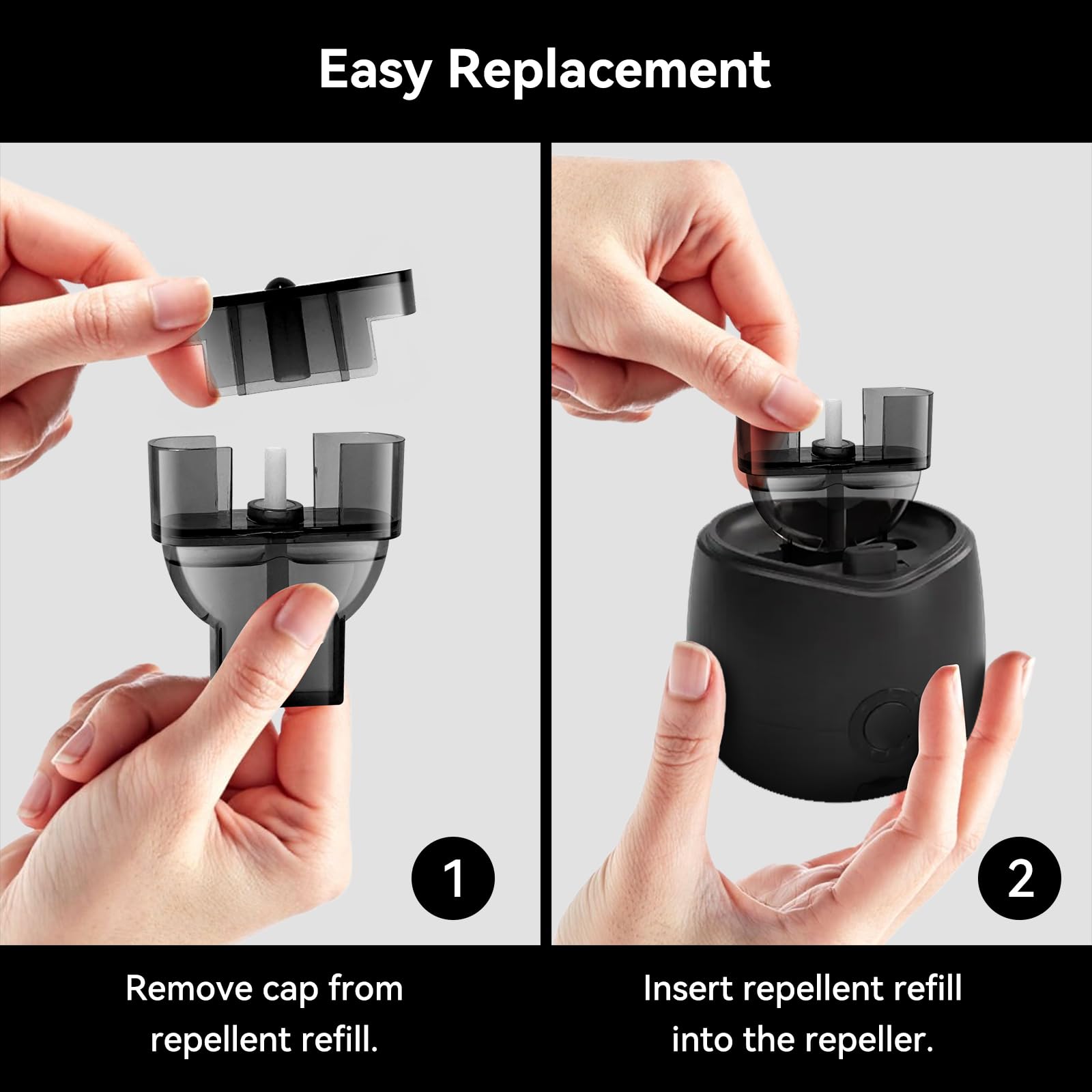 Blooven Rechargeable Mosquito Repeller Refills; Advanced Repellent Formula Provides 20 Foot Protection Zone; Compatible with Thermacell E-Series & Radius Only; No DEET, Spray or Flame