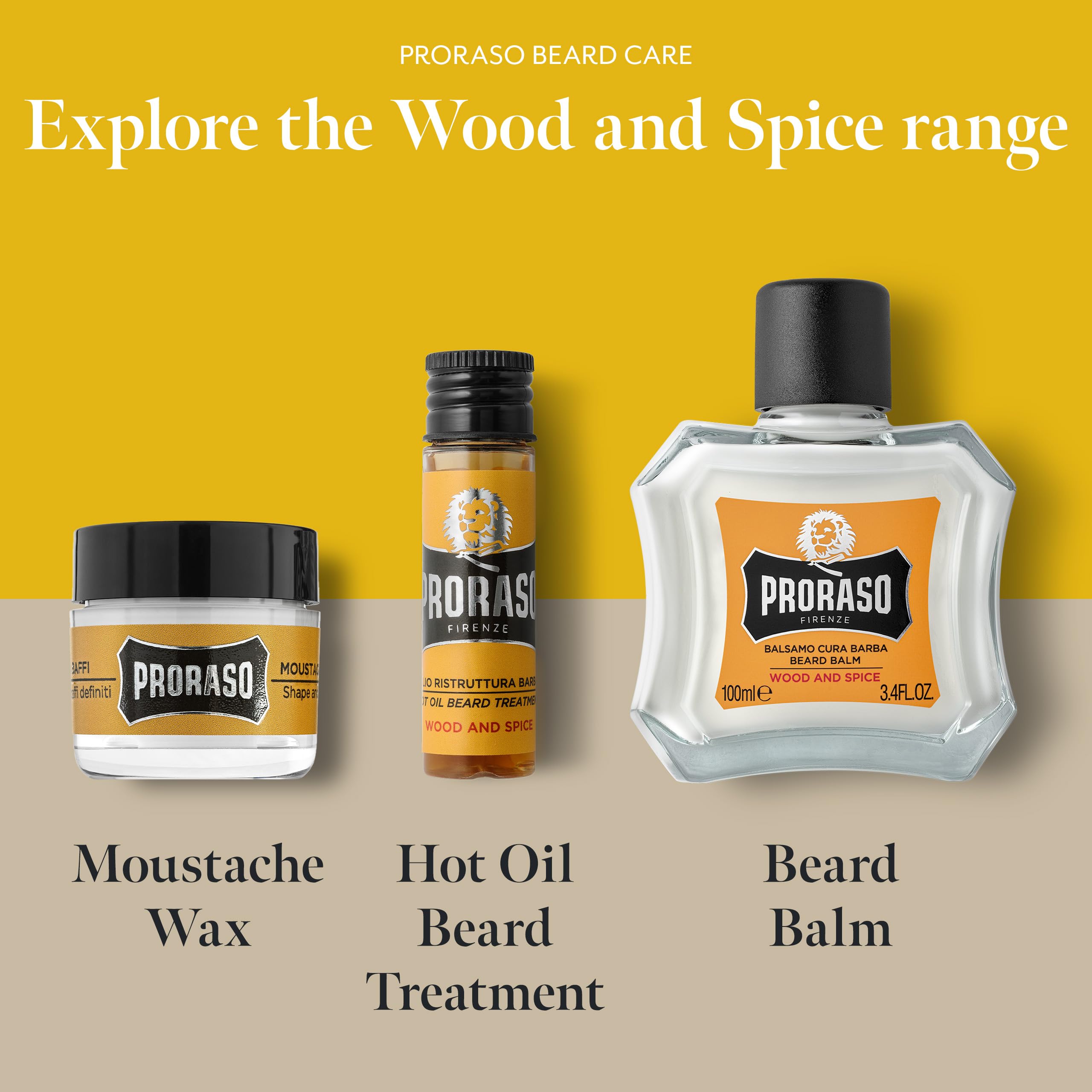 Proraso Hot Oil Beard Treatment Set , 0.6 Fl z (Pack of 1)