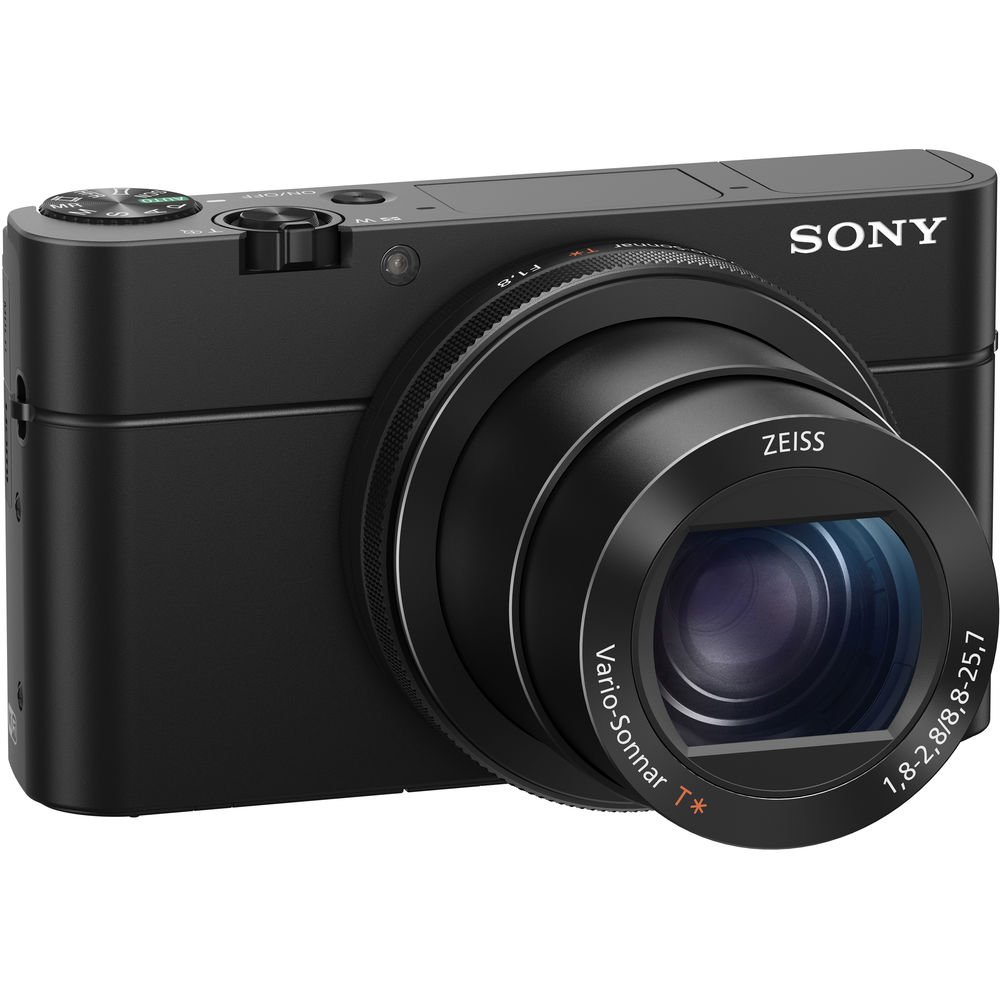 Sony Cyber-Shot DSC-RX100 IV Camera DSCRX100M4/B with Soft Bag, Tripod, Additional Battery, 64GB Memory Card, Card Reader, Plus Essential Accessories