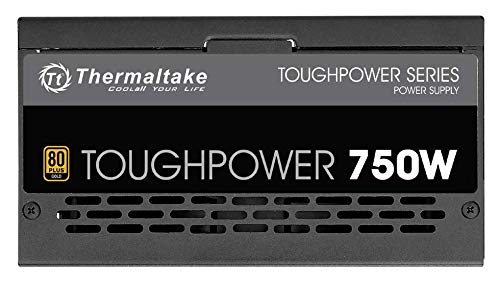 Thermaltake Toughpower 750W 80 Plus Gold Semi Modular PSU ATX 12V or EPS 12V Ultra Quiet Power Supply PS-TPD-0750MPCGUS-1