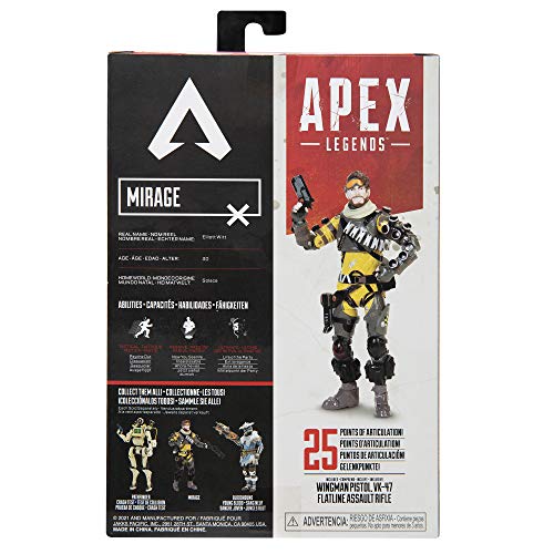 Electronic Arts APEX Legends Mirage 6-Inch Collectible Action Figure