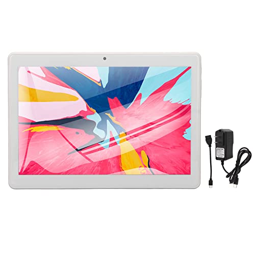Call Tablet, Dual Camera 10 Cores CPU Rose Gold 100240V 1960x1080 IPS 6GB RAM 128GB ROM 10.1in Tablet for Reading (US Plug)