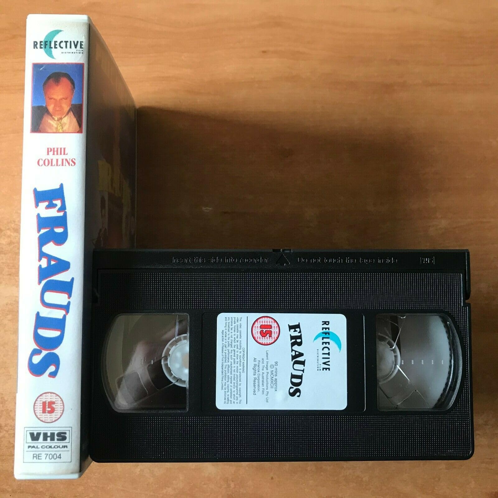 Frauds (1993) Crime Thriller [Big Box] Rental; Phil Collins / Hugo Weaving - OOP VHS