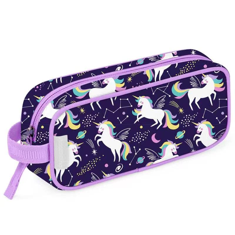 Choco Mocha 17 inch Purple Unicorn Backpack + Lunch Bag + Pencil Bag