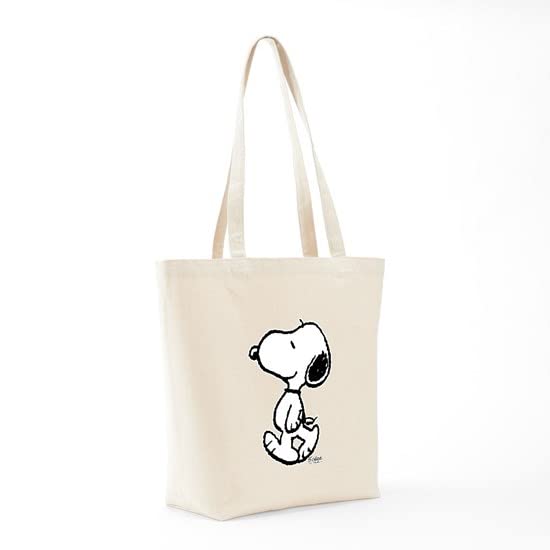 CafePress Peanuts Snoopy Canvas Tote Shopping Bag