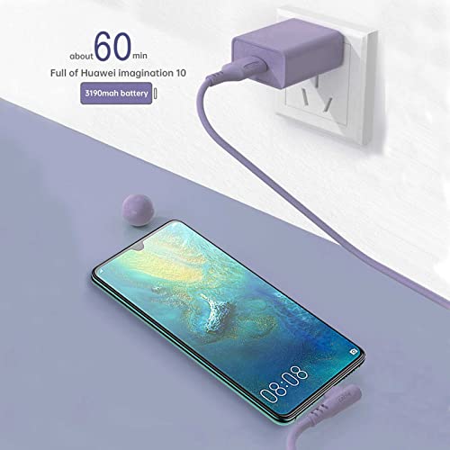 BGNTBUK Charger 10ft USB Cable Right Angle 90° Elbow Liquid Micro USB 3A Fast Charging Cable Lighting Cable