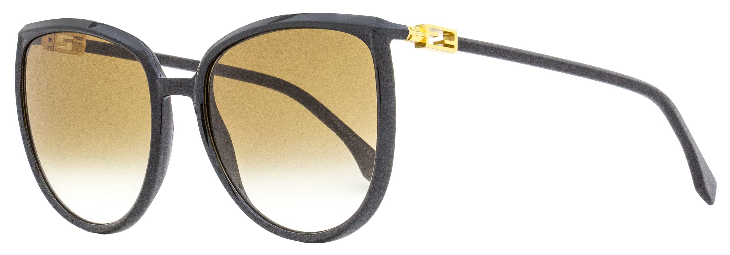 FENDI Oversize Sunglasses FF0432GS 807HA Black 59mm 432