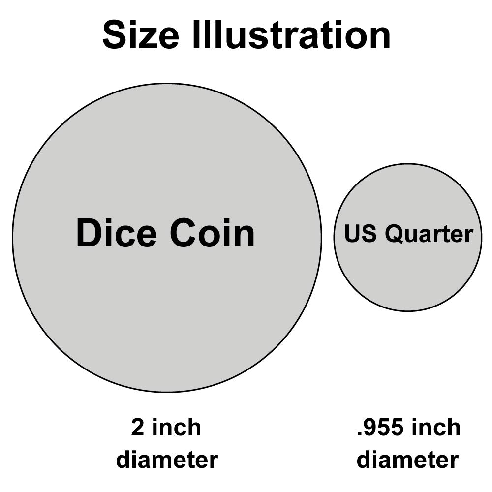 Mythic Nation d10 Ten Digit Phoenix RPG Dice Coin