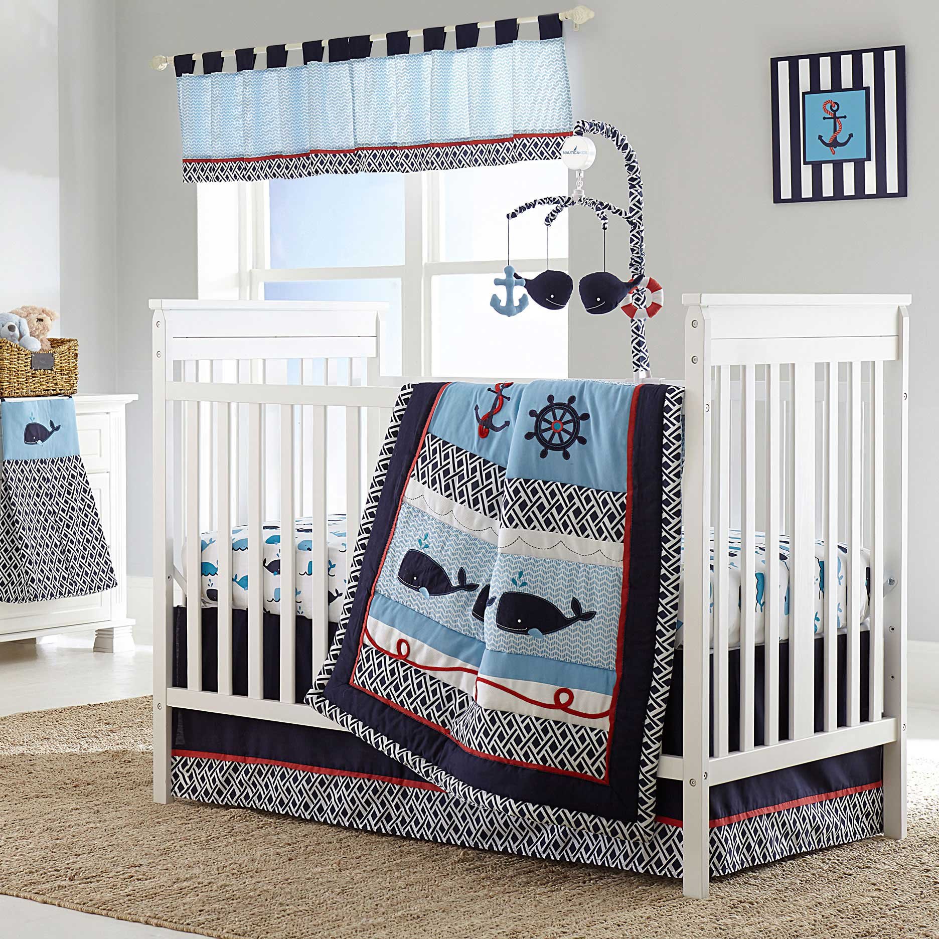 Nautica - Whale of a Tale - 4pc Bedding Set Comforter