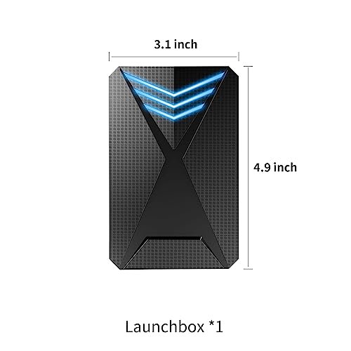 Emulator Console 2T Hard Drive Retro Game Console with Built in 4280 Games, Plug and Play Video Game Console, Game System Compatible with 18 Emulators