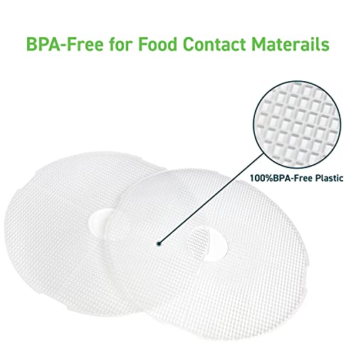 COSORI Food Dehydrator Pioneer Style CFD-N051-W & Food Dehydrator Machine Mesh Screen CFD-MS051-WUS