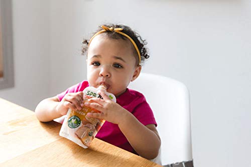 Sprout Organic Baby Food Pouches Stage 3, Organically Sourced Meat Protein, 4 Ounce (Pack of 12)