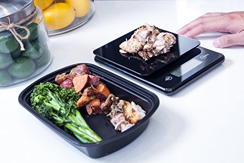 Fitpacker Meal Prep Containers - 28oz Portion Control Lunch Bento Box - Reusable Microwaveable (16 Pack - Version 2)