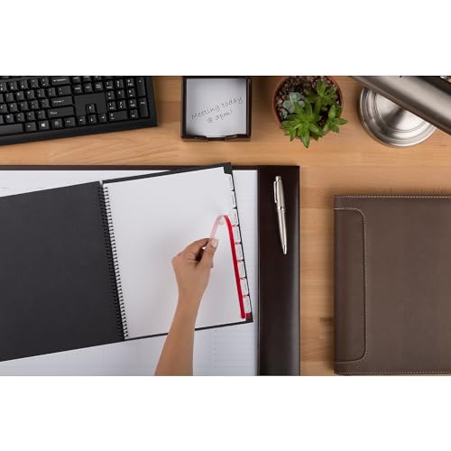 Avery 8 Tab Unpunched Dividers for Use with Any Binding System, Easy Print & Apply Clear Label Strip, Index Maker Customizable White Tabs, 25 Sets (11444)