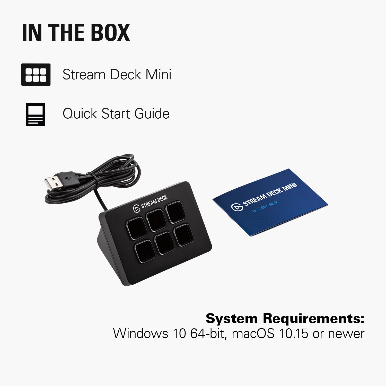 Elgato Stream Deck Mini β Control Zoom, Teams, PowerPoint, MS Office and More, Boost Productivity with Seamless Integration for Daily Apps, Set Up Shortcuts Easily, Compatible with Mac and PC