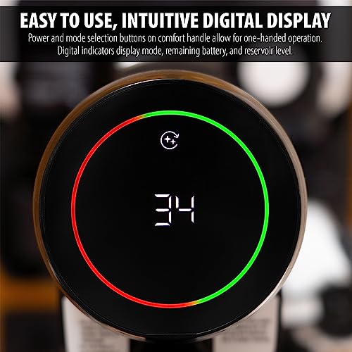 Deco Home 220W Wet/Dry All-in-One Vacuum and Hard Floor Cleaner, Cordless Battery with Self-Cleaning Charging Dock, 3 Smart Programs, Digital Display