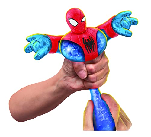 Heroes of Goo Jit Zu Marvel 6 Pack | 6 Amazon Exclusive Marvel Heroes | 4.5" Tall Action Figures | Spider-Man, Hulk, Captain America-Sam Wilson, Black Panther, Black Widow, and Iron Man