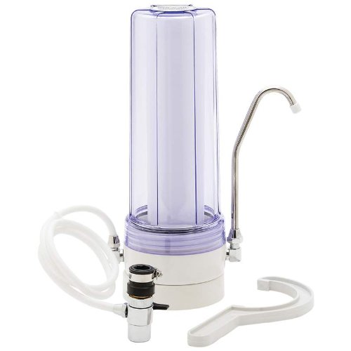BNFUSA KT4100 Countertop Single-Stage Filtration System Water Filter, 2.35Lb, White