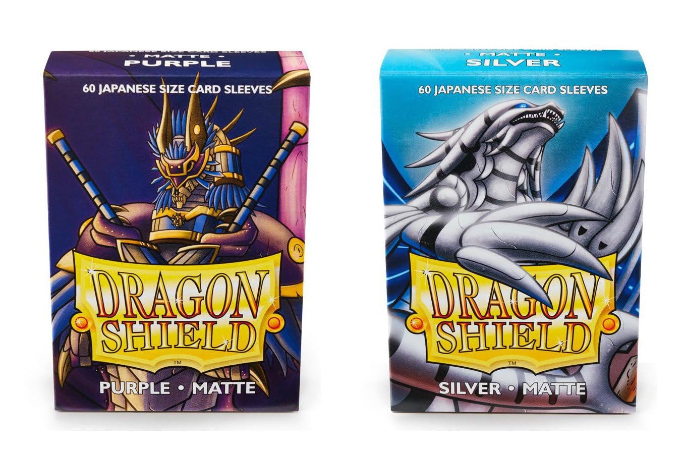Dragon Shield Bundle: 13 Packs of 60 Count Japanese Size Mini Matte Card Sleeves - All Available Colors - 780 Sleeves