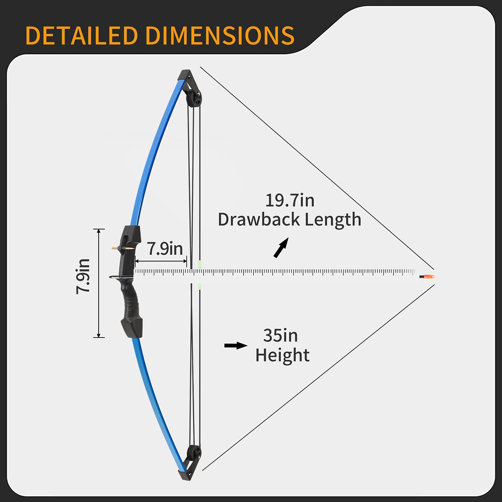 ASDW Archery Kids Bow Set Compound Youth Gift Bow Sports Hunting Set Outdoor Practice Target Kids Bow Right and Left Hand Bow Set Birthday Gift Bow