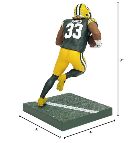 Imports Dragon - NFL - Aaron Jones (Green Bay Packers) 6" Figure Series 1, Multicolor (ID34899)
