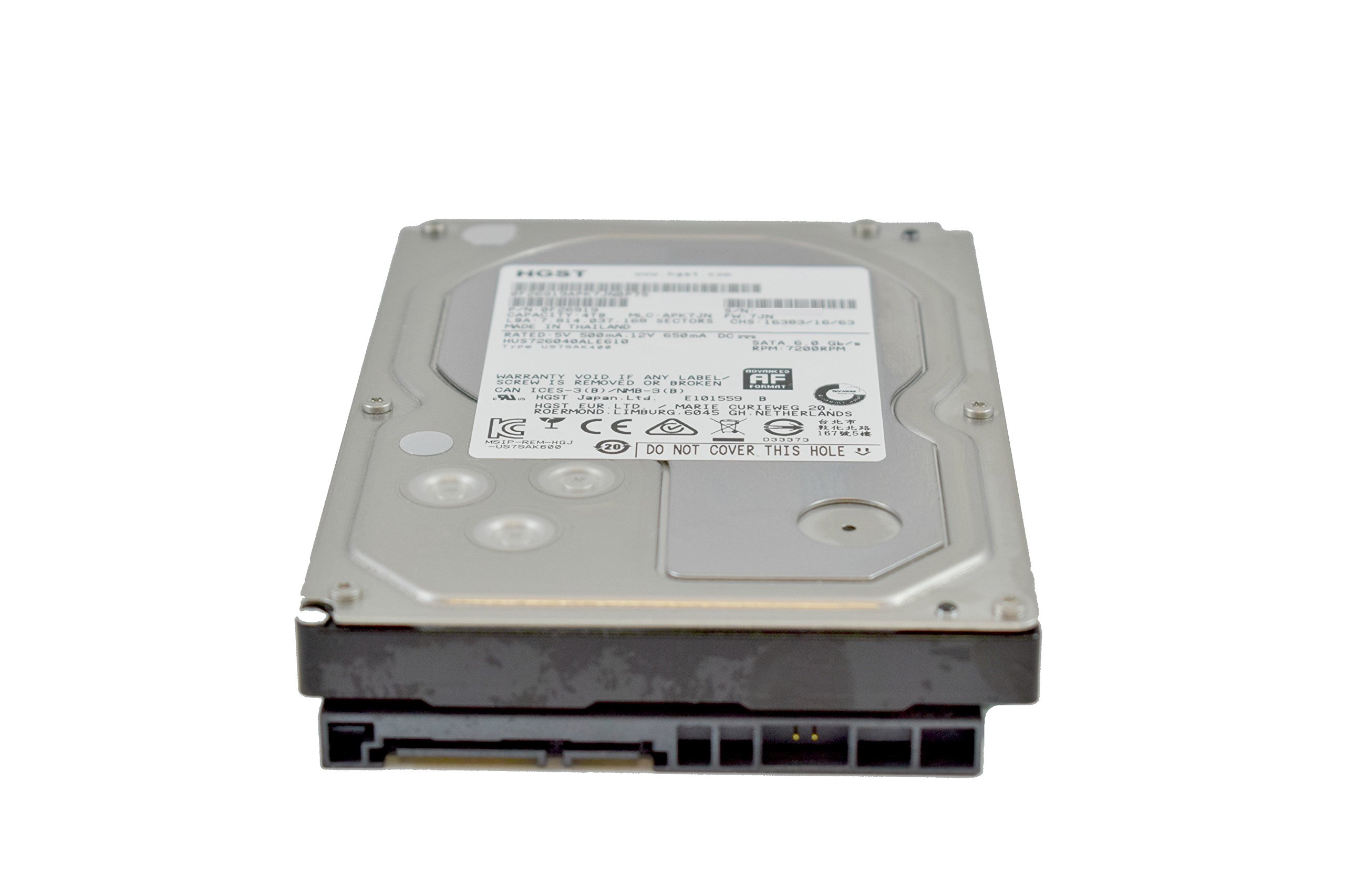 HGST Ultrastar 7K6000 4TB 7200 RPM SATA 128MB Cache 3.5" Internal Enterprise Hard Drive - HUS726040ALE610 (0F23005)