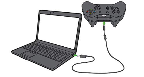 Draw a dragon Compatible for Xbox One Controller Quick Charger Charging Cable, Micro USB 2.0 Data Sync Cord Compatible for Xbox One S/X Controller (6.6FT 2 Pack)