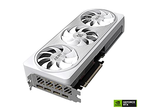 Gigabyte GeForce RTX 4070 AERO OC 12G Graphics Card, 3X WINDFORCE Fans, 12GB 192-bit GDDR6X, GV-N4070AERO OC-12GD Video Card