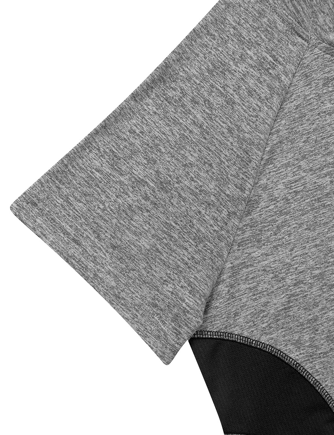 AxByCzD Zip Shirts for Women Short Sleeve Active Exercise Tunics Boutique V Neck Workout Gym Yoga Golf Tops Grey XX-Large