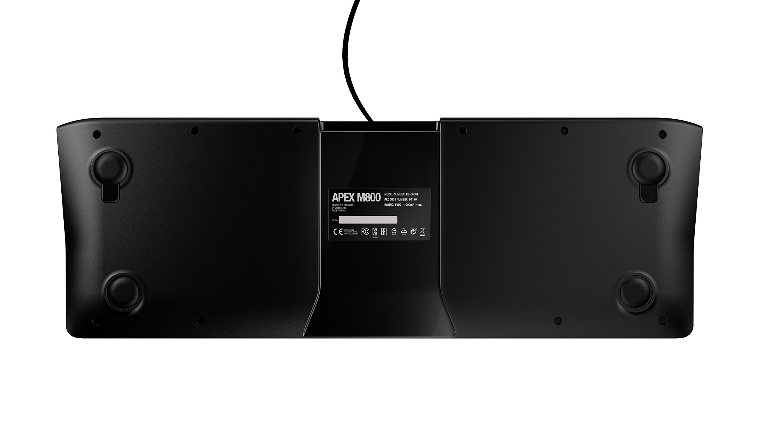 SteelSeries Apex M800 RGB Mechanical Gaming Keyboard - RGB LED Backlit - Linear & Quiet Switch