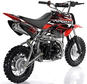 HHH Apollo AGB21C 70CC RFZ Dirt Bike Pitbike Gas Power Vitacci DB21 Fully Automtaic Beginner Dirtbike for Kid and Youth (RED)
